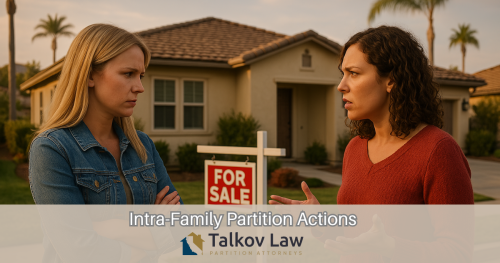 Intra-Family Partition Actions - Talkov Law Partition Attorneys