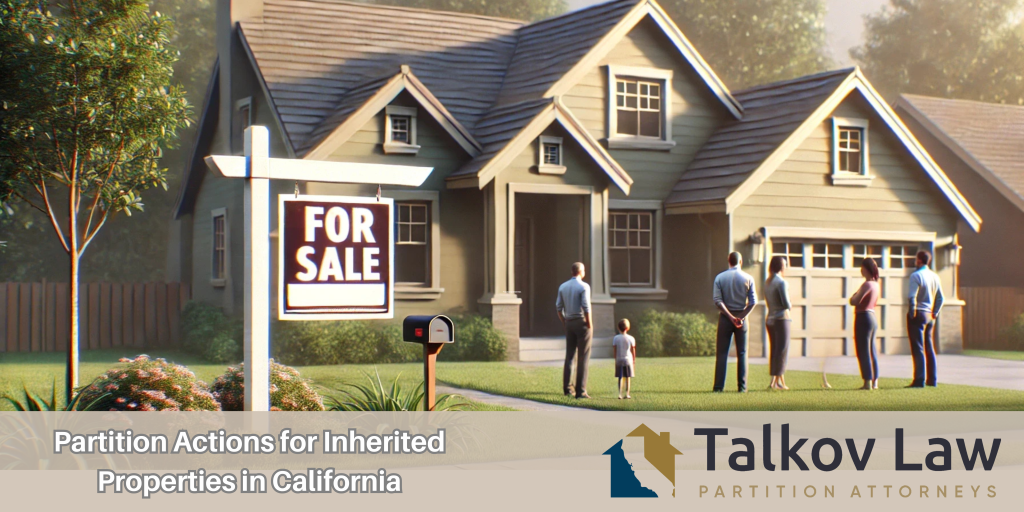 Inherited Property Partition Attorney in California - Talkov Law